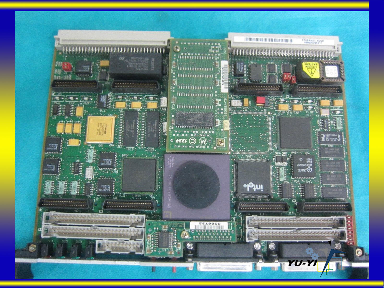 MOTOROLA MVME 162-522A 01-W3960B MVME162-522A VME BOARD - PLC DCS SERVO Control MOTOR POWER ...